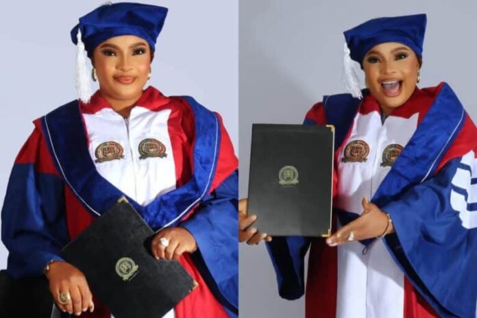 “It’s now official to be addressed as Hon. (Dr.) ” – Laide Bakare brags ...